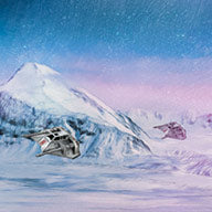 Daybreak on Hoth by Rich Davies | Star Wars — Dark Ink